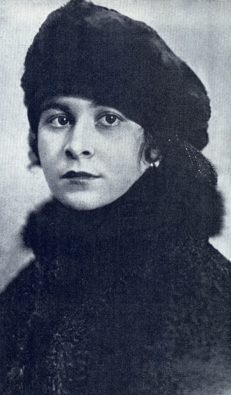 Maria Maksakova. 1924. Photo (Мария Петровна Максакова. 1924. Фотография)