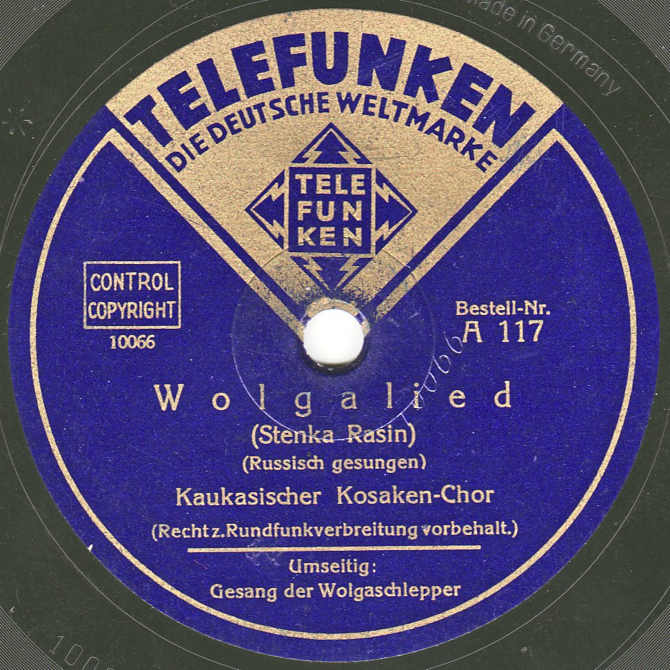 Wolgalied, folk song
