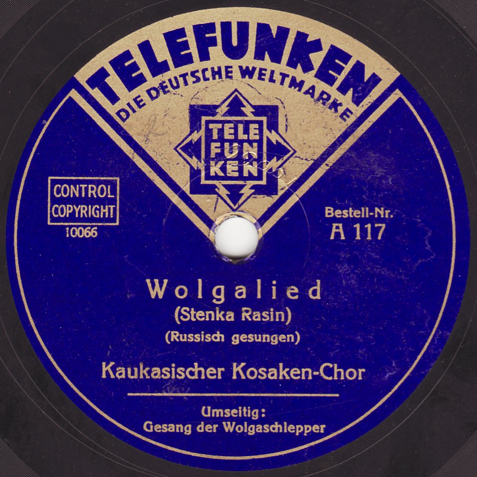 Wolgalied, folk song