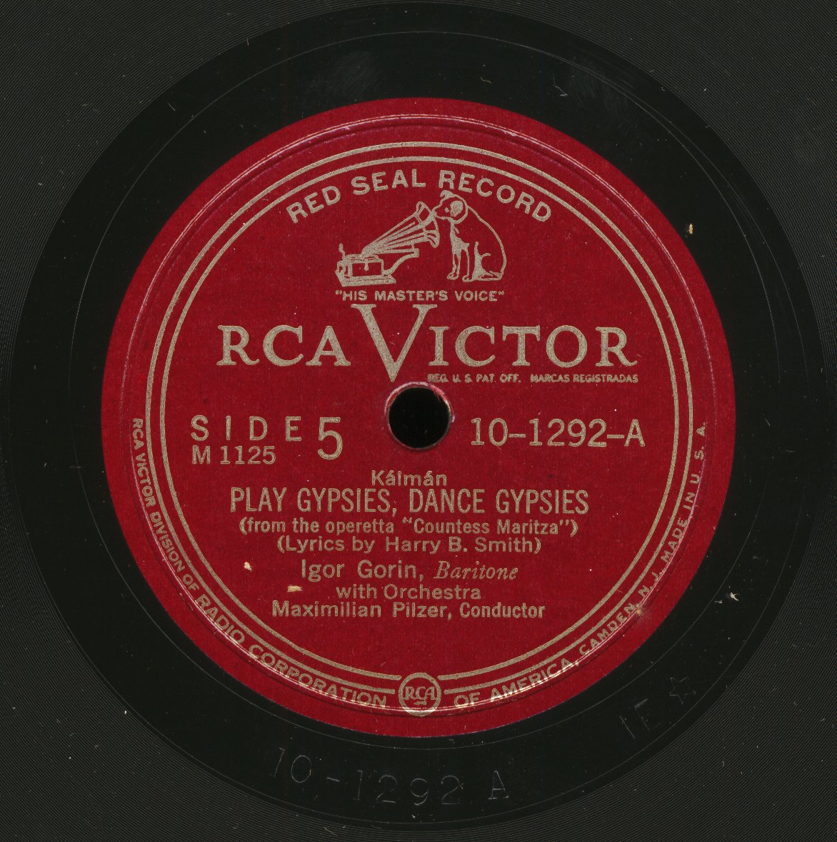 Tassilo’s Aria- Play Gypsies, Dance Gypsies (Operetta «Countess Matitza»)