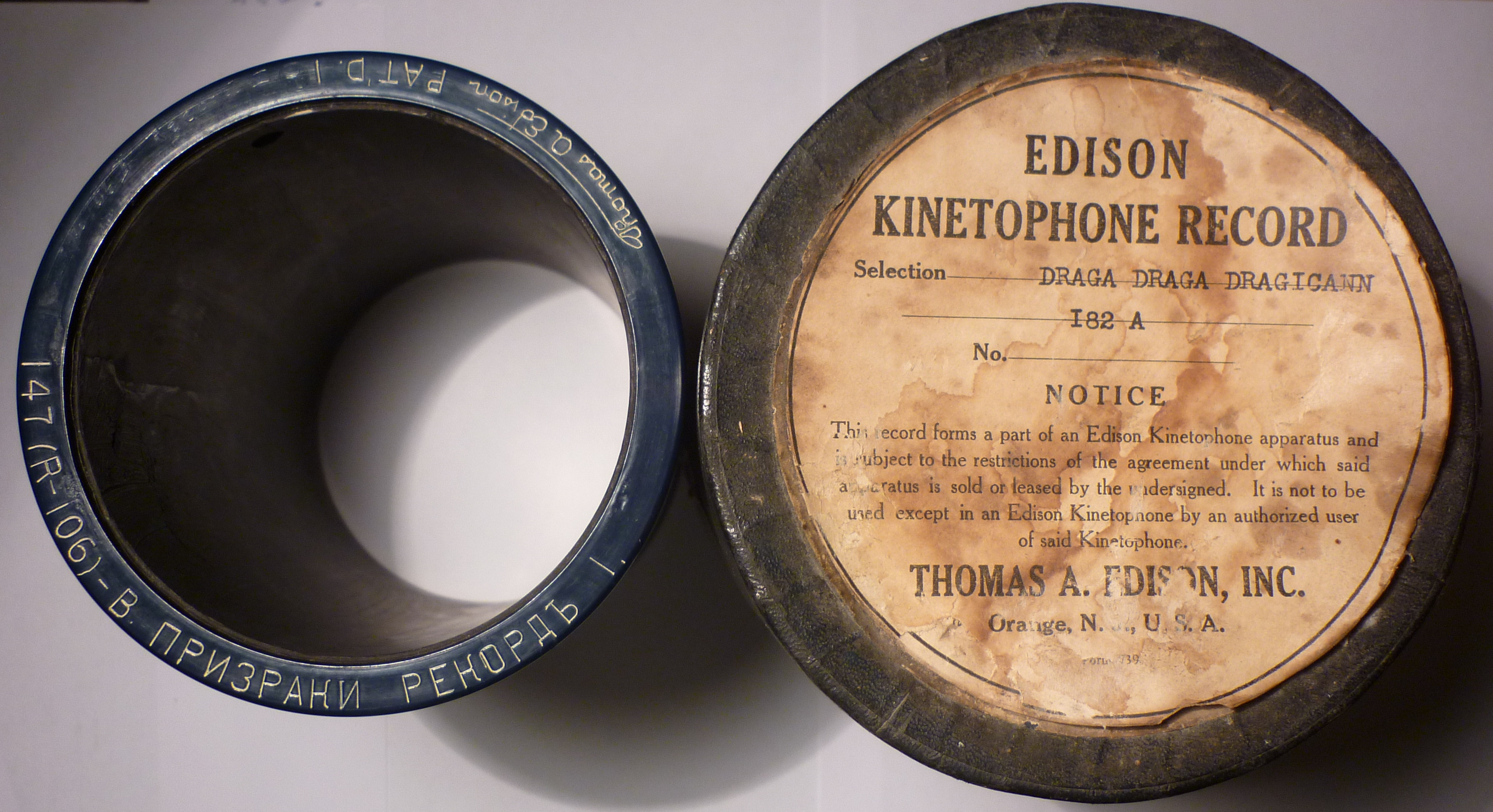 Thomas Edison Kinetophone