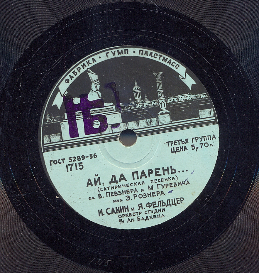 Ay, the lad (Ай, да парень), satirical song